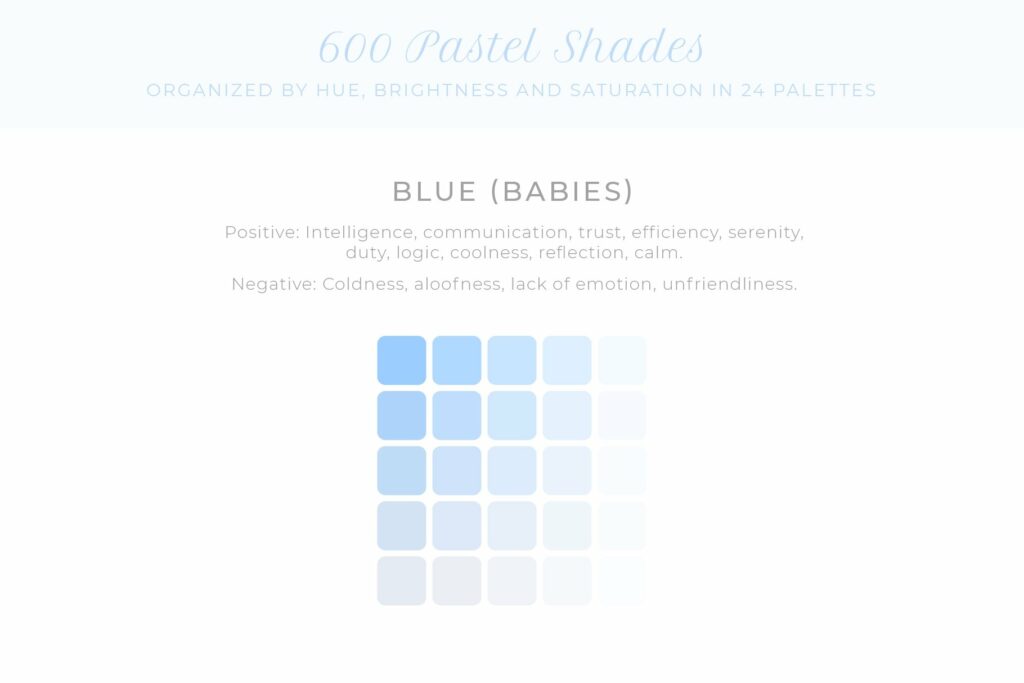 600 pastel shades color swatches – MasterBundles