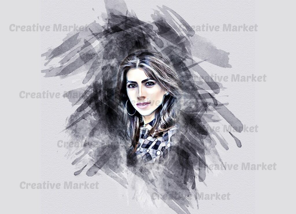Face Portrait Photoshop Action – MasterBundles