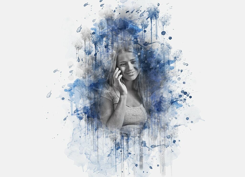 Ink Dripping Paint Photoshop Action – MasterBundles