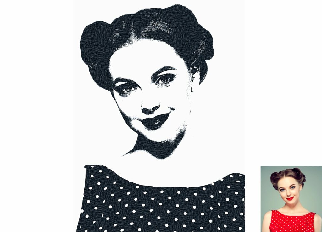 Realistic Engraving Effect PS Action – MasterBundles
