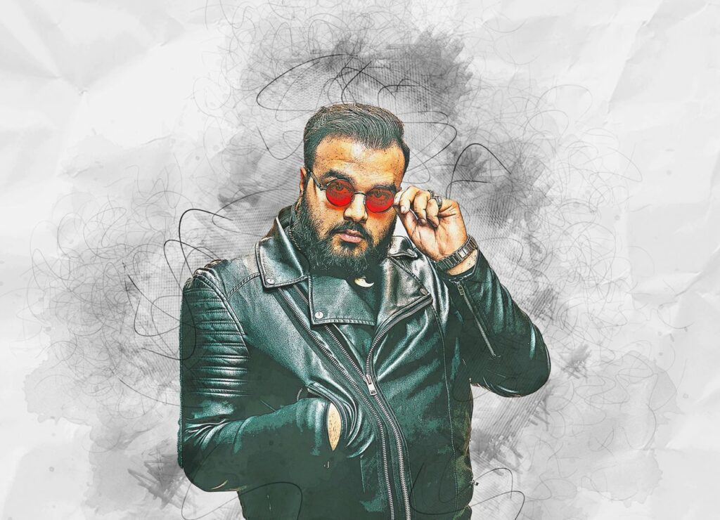 Portrait Sketch Art Photoshop Action – MasterBundles