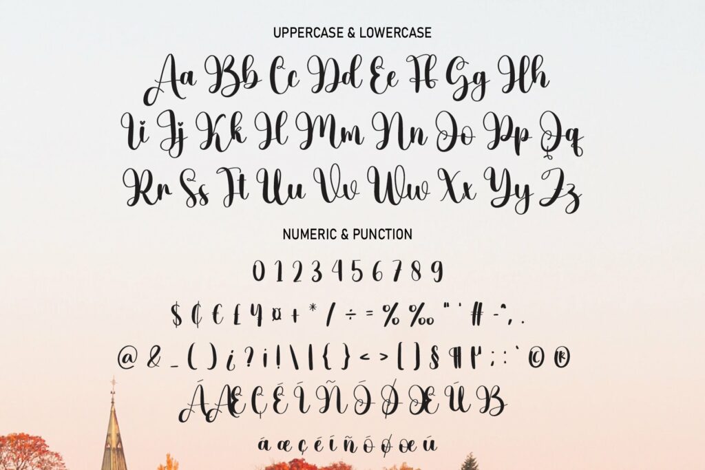 October | Script Font – MasterBundles