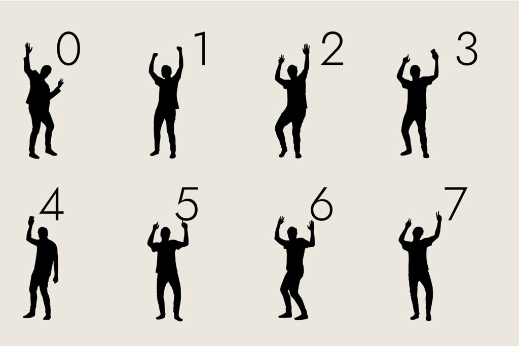 People Silhouettes Dingbats Font – MasterBundles