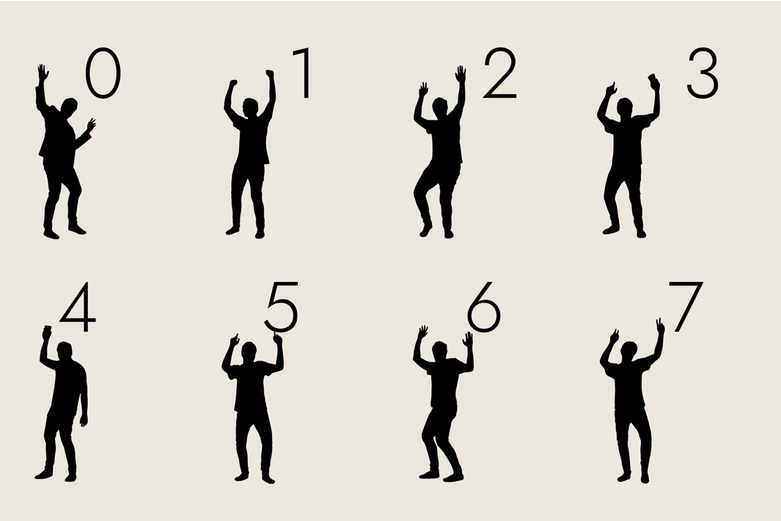 People Silhouettes Dingbats Font – MasterBundles