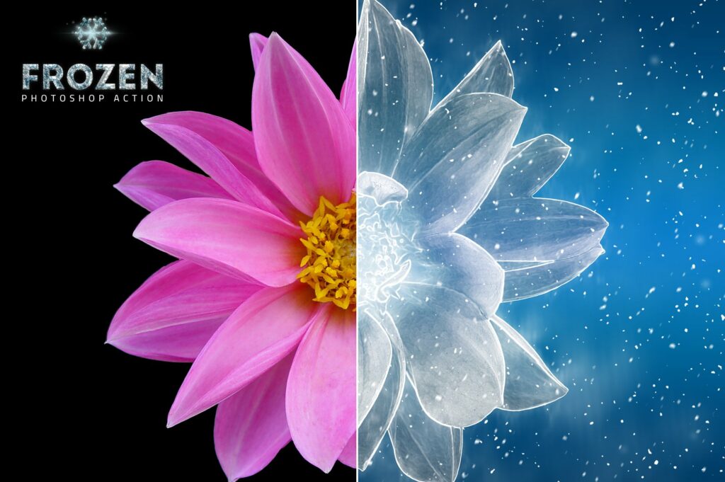 Frozen Ice Photo Effect – MasterBundles