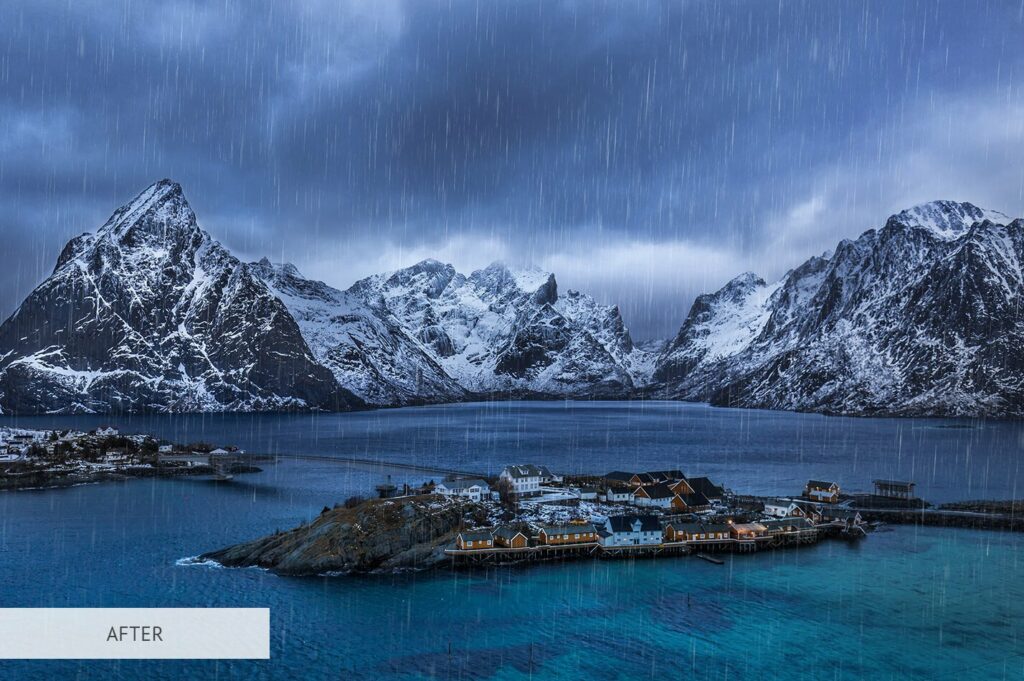 Rain Overlays Photoshop – MasterBundles