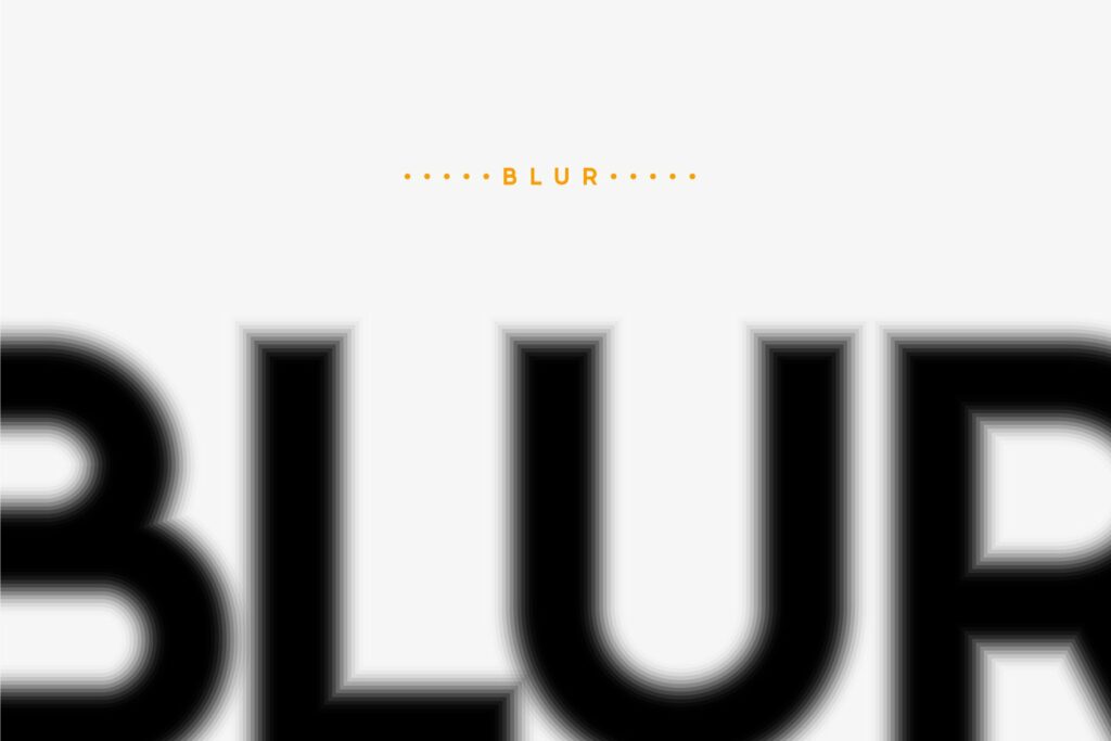 Blureo. OTF-SVG Blurred font family. – MasterBundles