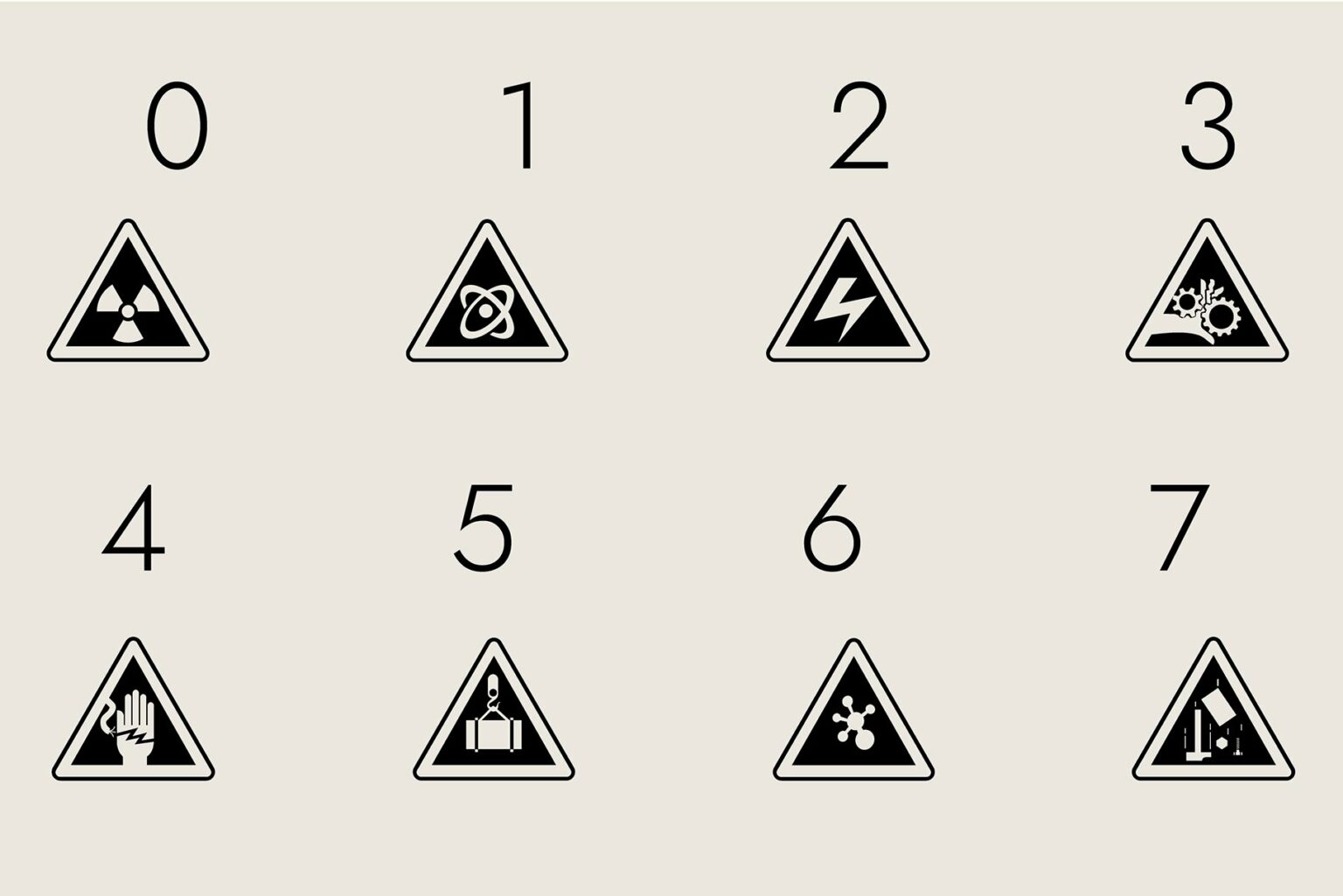 Warning Signs Dingbats Font – MasterBundles