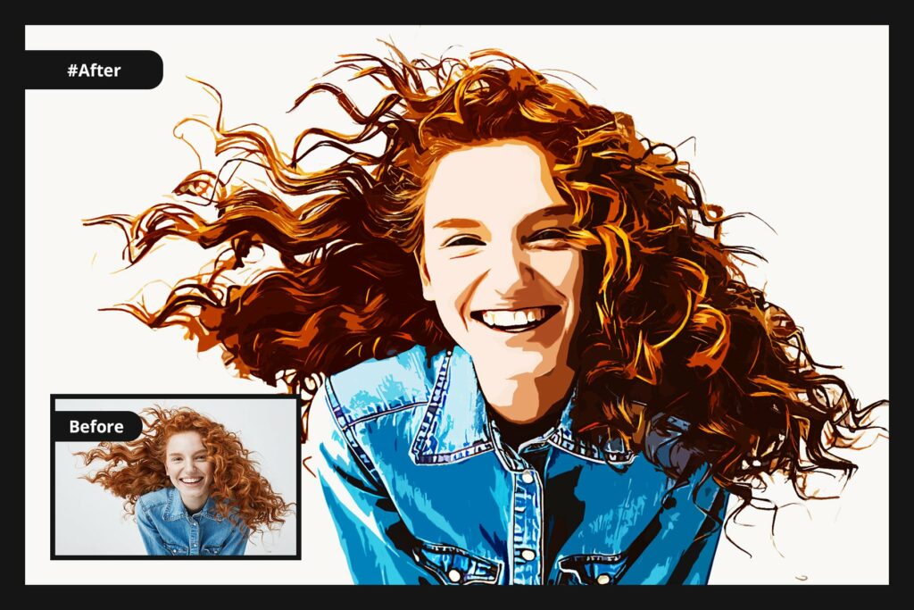 Cartoon Style Photoshop Action – MasterBundles