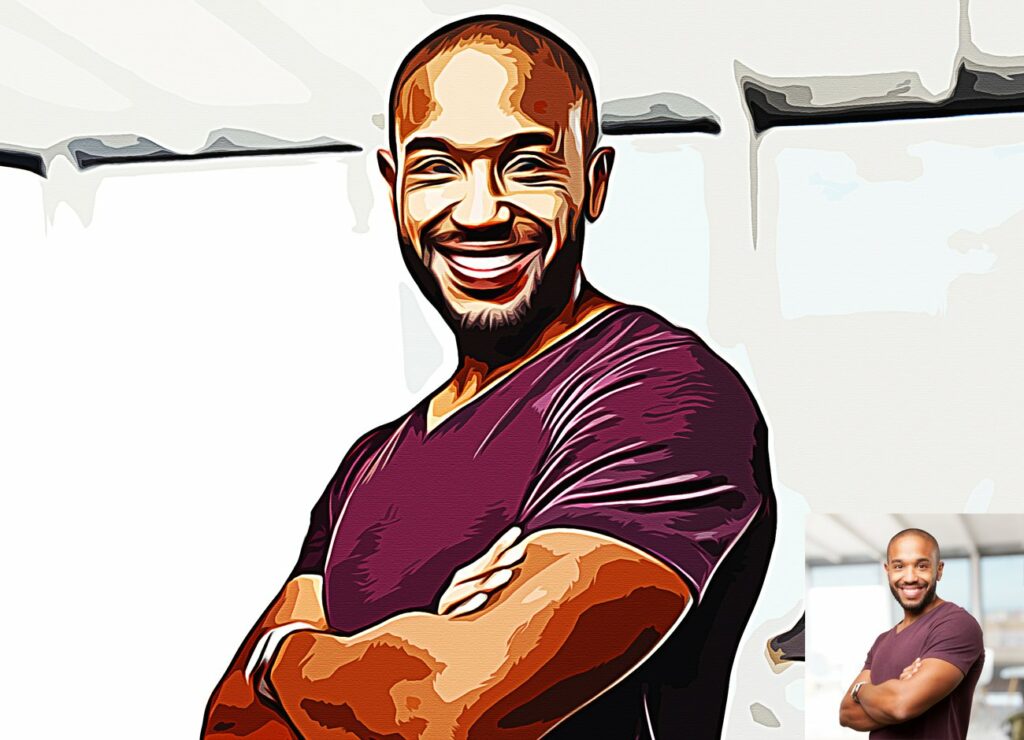 Vexel Art Portrait Photoshop Action – MasterBundles