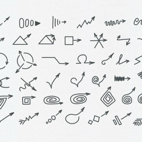 Arrow Head: Pattern Brushes & Vector – MasterBundles