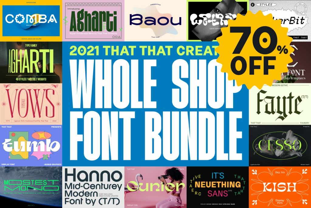 2021 Whole Shop Font Bundle – MasterBundles