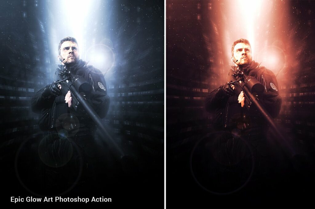 Epic Glow Photoshop Action – MasterBundles