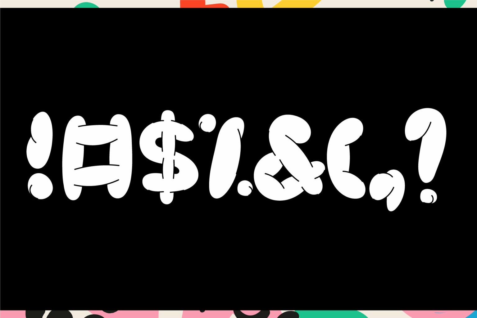 Baluno. OTF-SVG Color font family. – MasterBundles