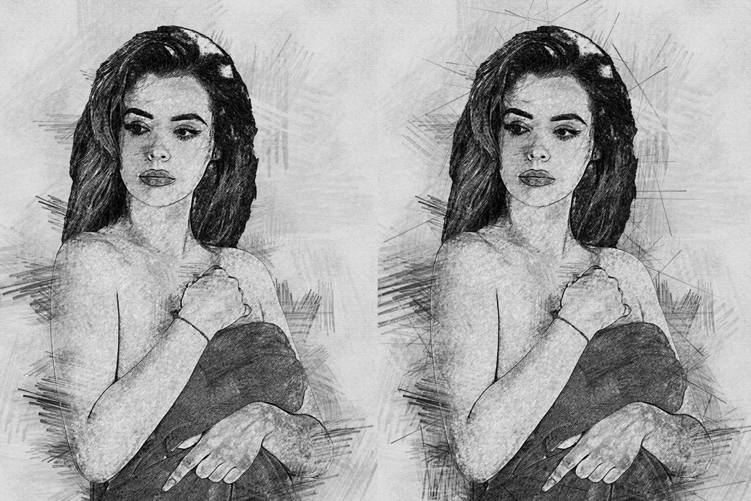 Pencil Sketch Photoshop Action Masterbundles 
