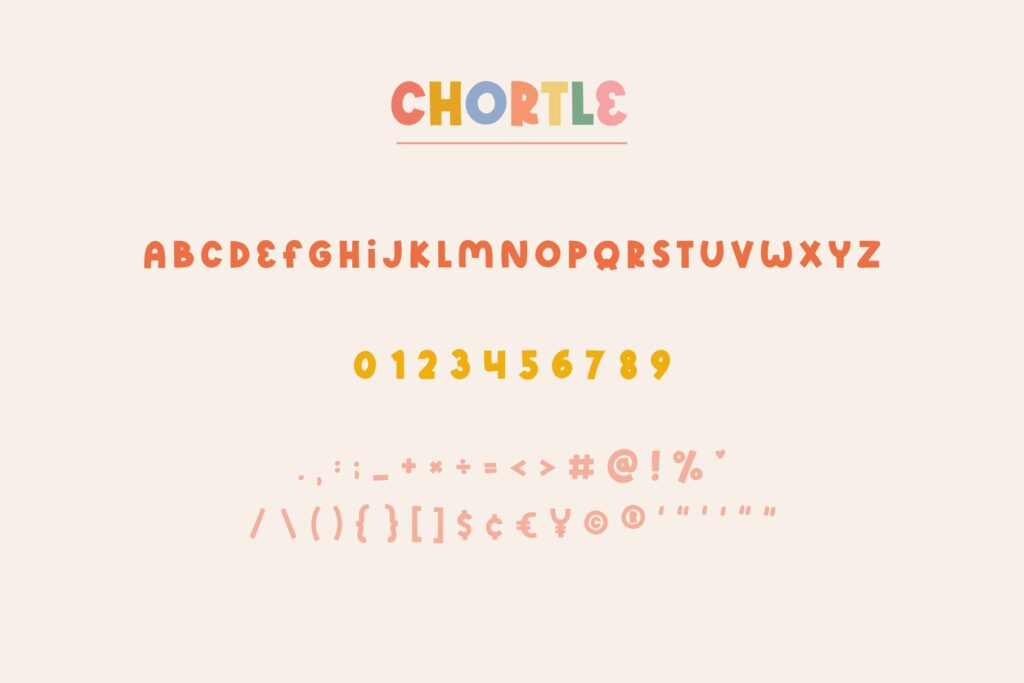 Chortle Bold Cute Font – MasterBundles