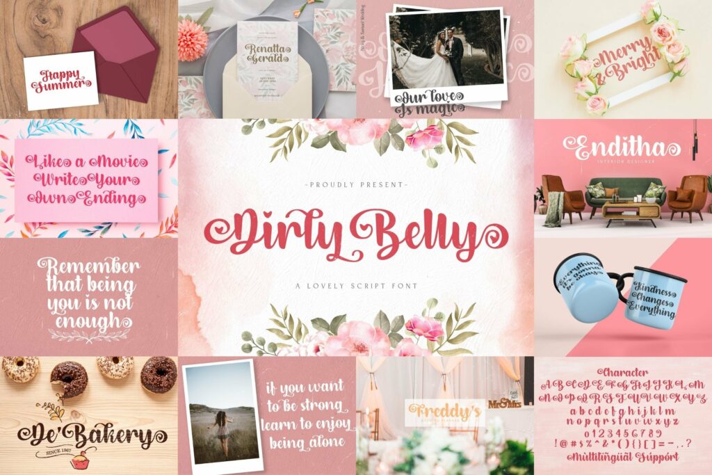 Calligraphy Font Bundle Vol 4 – MasterBundles