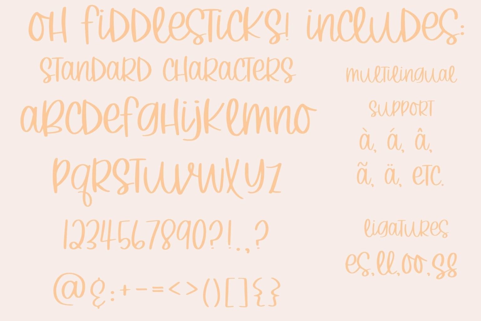 Oh Fiddlesticks!, Cute Handwriting – MasterBundles