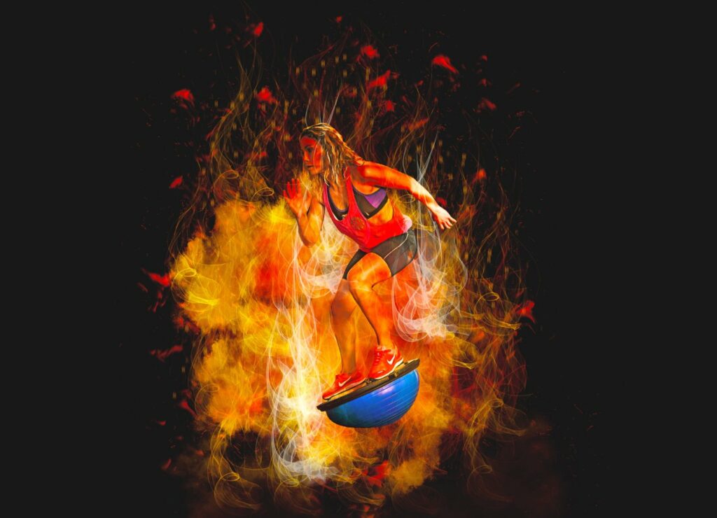 Burning Effect Photoshop Action – MasterBundles