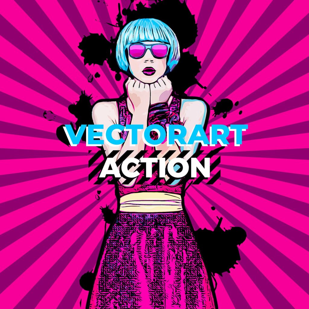 VectorArt Photoshop Action – MasterBundles