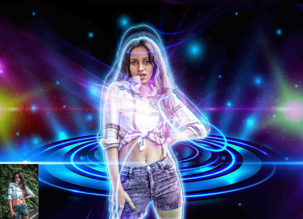 Advance Neon Effect Photoshop Action – MasterBundles