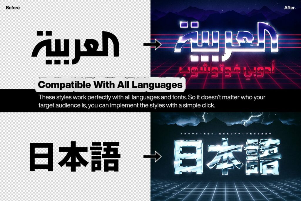 80s Text and Logo Effects Vol.3 – MasterBundles