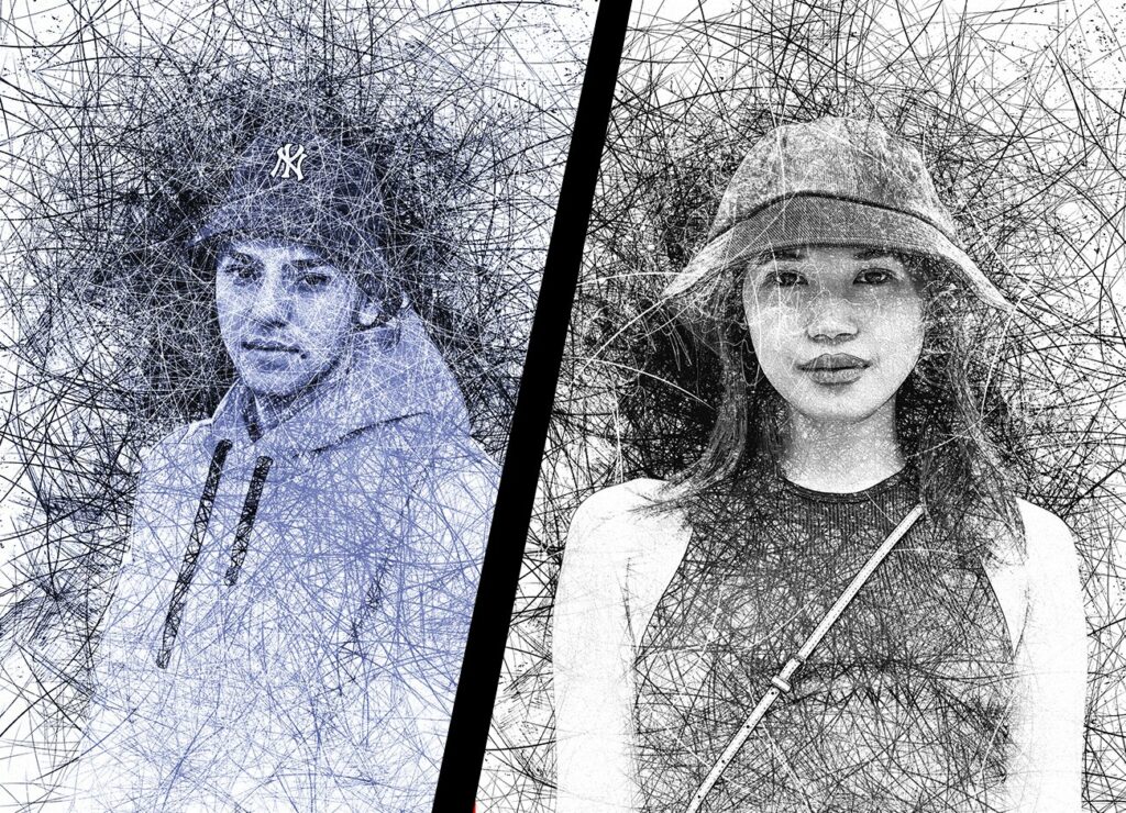 Scribble Creator Photoshop Action – MasterBundles