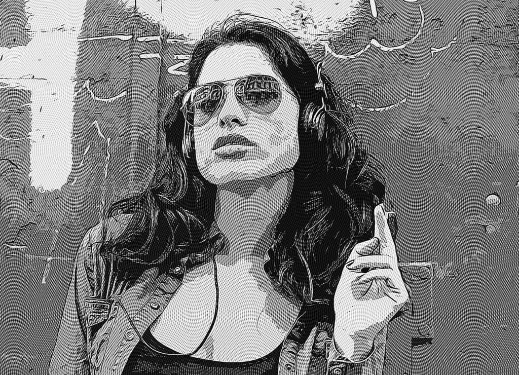 Engraving Style Photoshop Action – MasterBundles