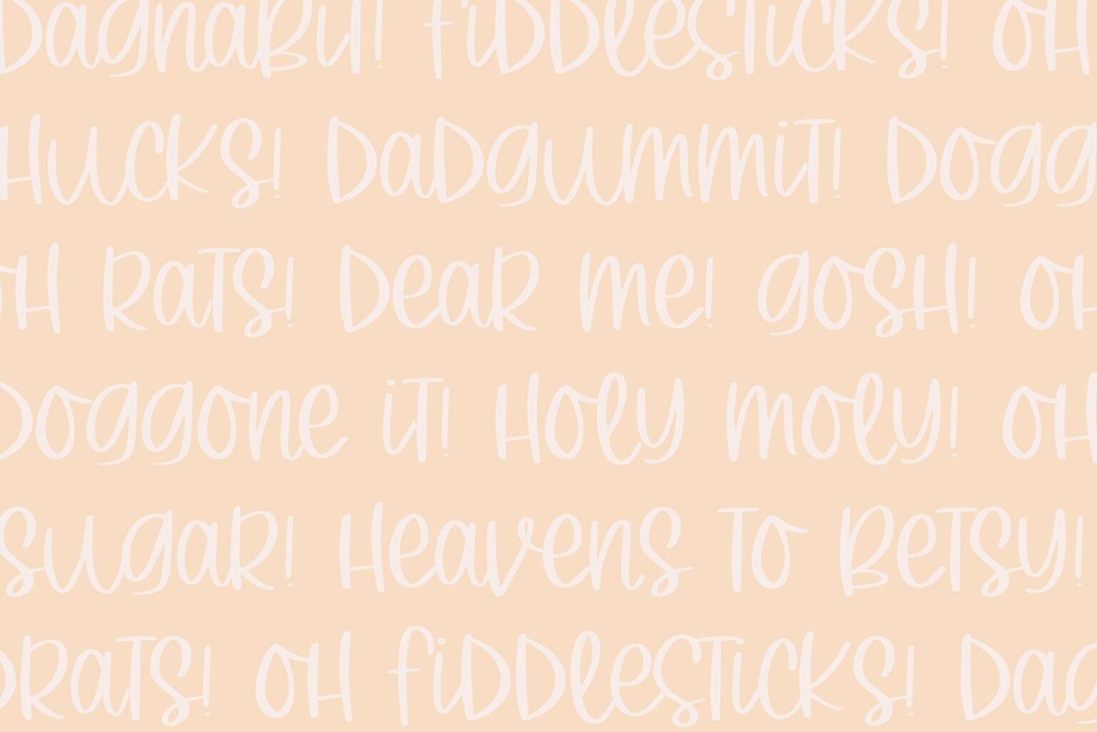 Oh Fiddlesticks!, Cute Handwriting – MasterBundles