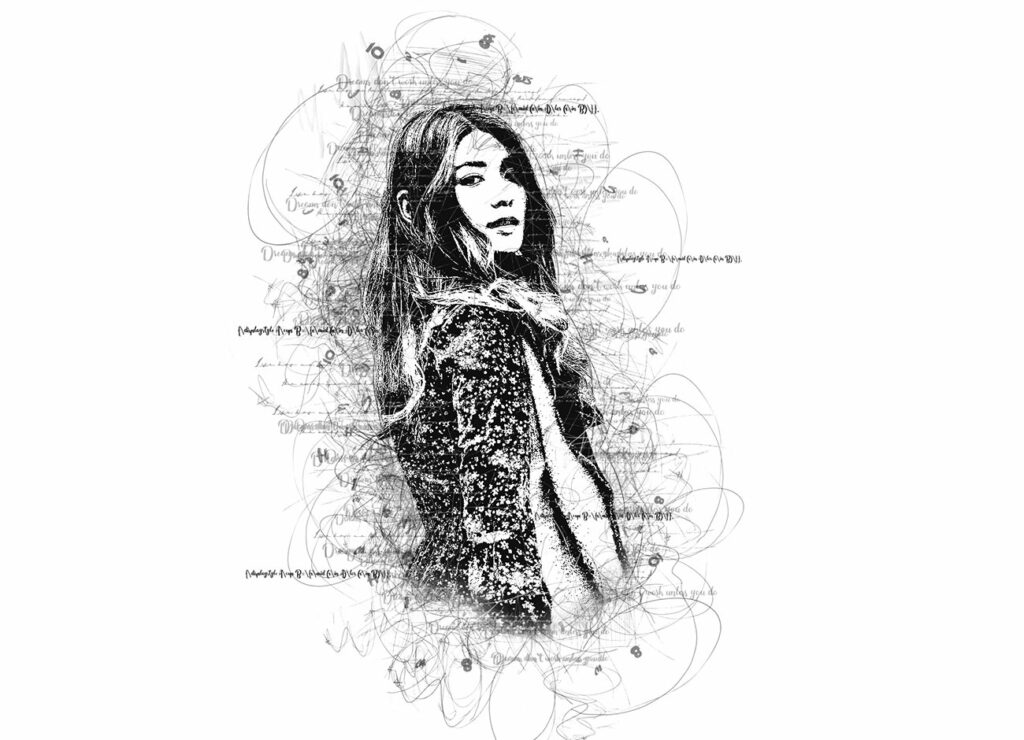 Sketch Text Effect Photoshop Action – MasterBundles