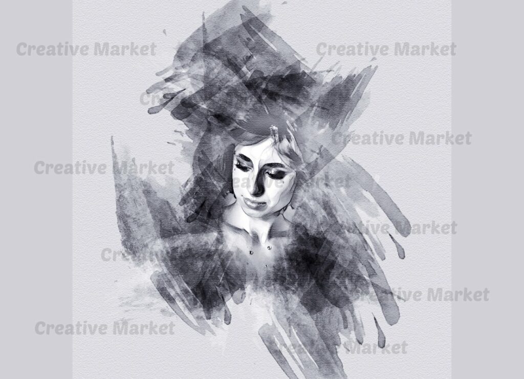 Face Portrait Photoshop Action – MasterBundles