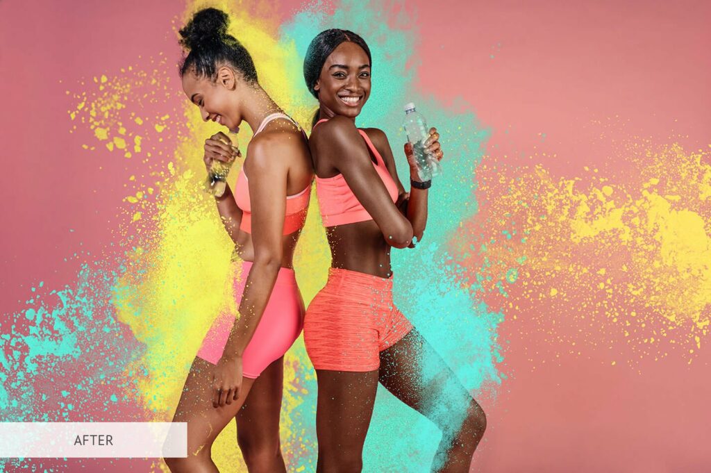 Color Powder Overlays Photoshop – MasterBundles