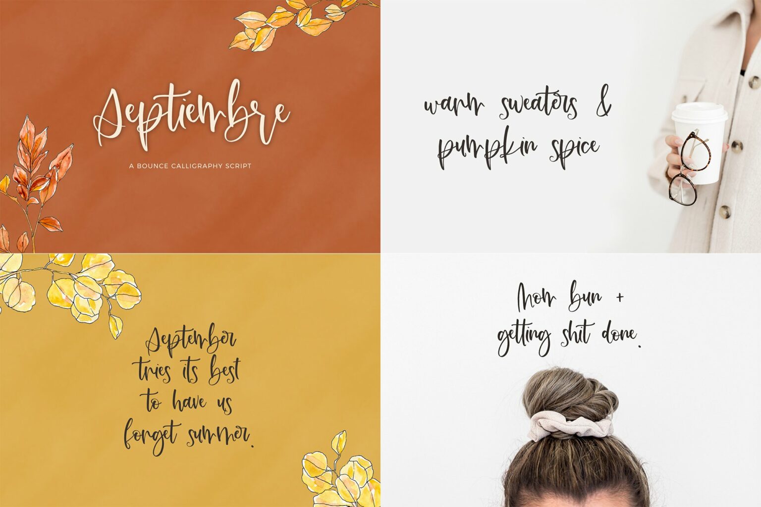 Bounce Calligraphy Font Bundle – MasterBundles