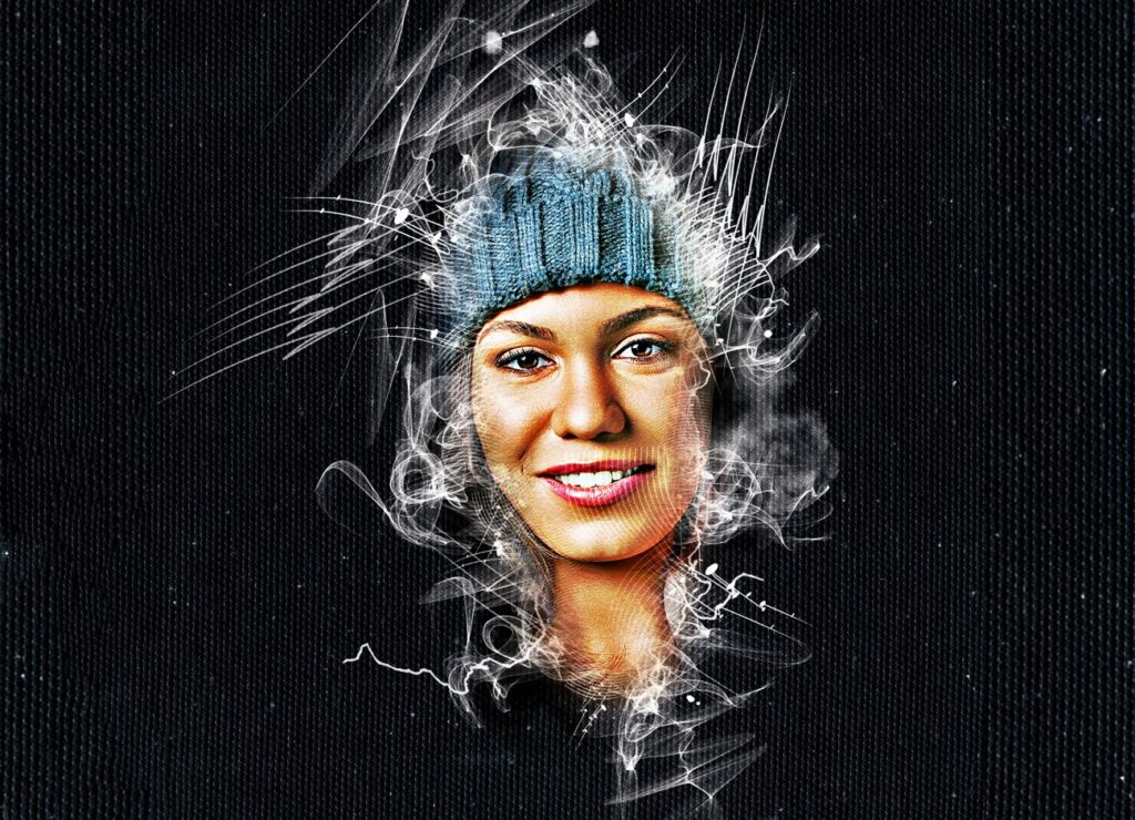 Smoke Sketch Photoshop Action – MasterBundles