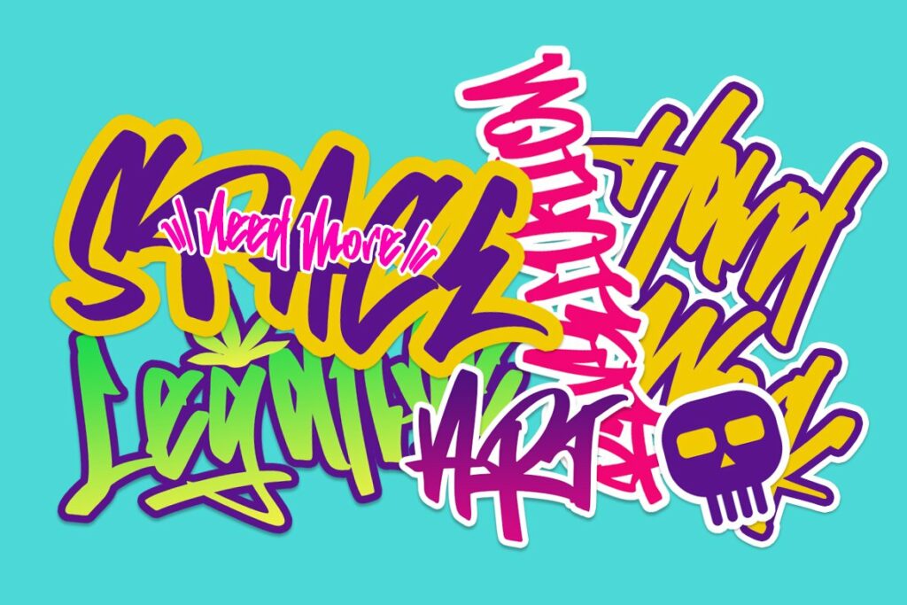 Blindness Graffiti | A Graffiti Font – MasterBundles