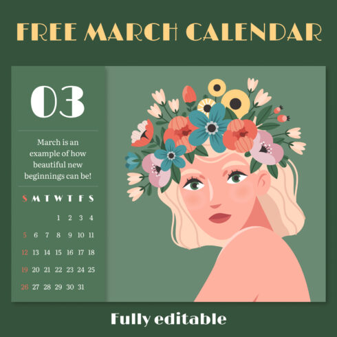 10 Free Calendar - March – MasterBundles