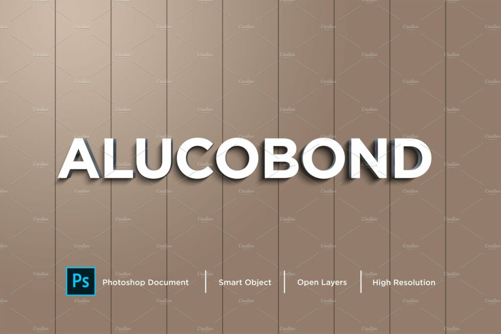Alucobond Text Effect & Layer Style – MasterBundles