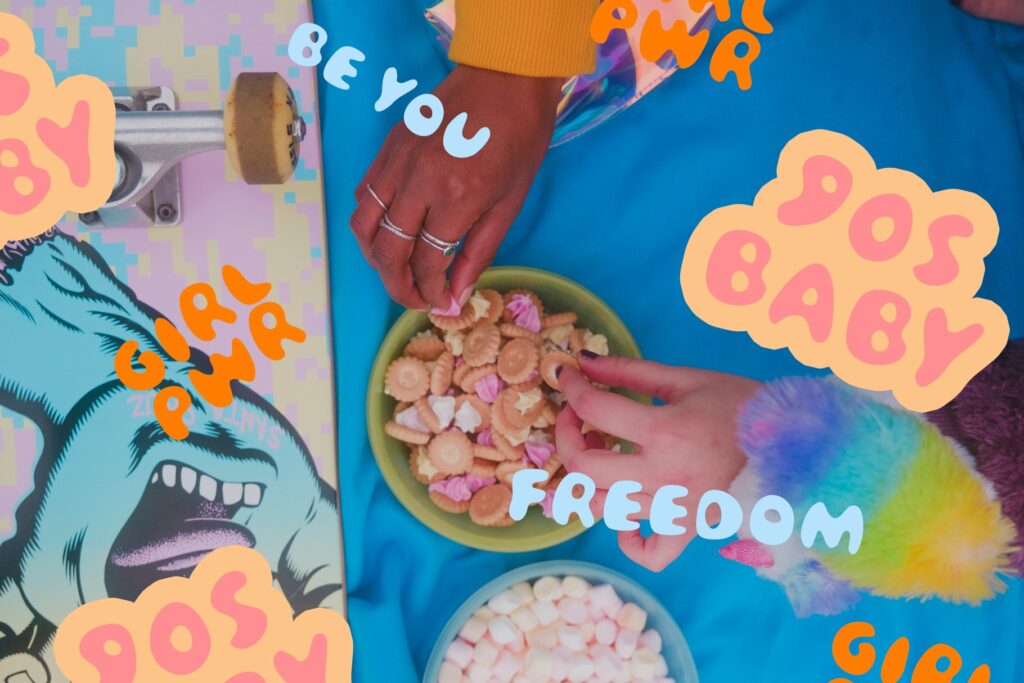 90s Nostalgic Font - Bubbles in 90s – MasterBundles