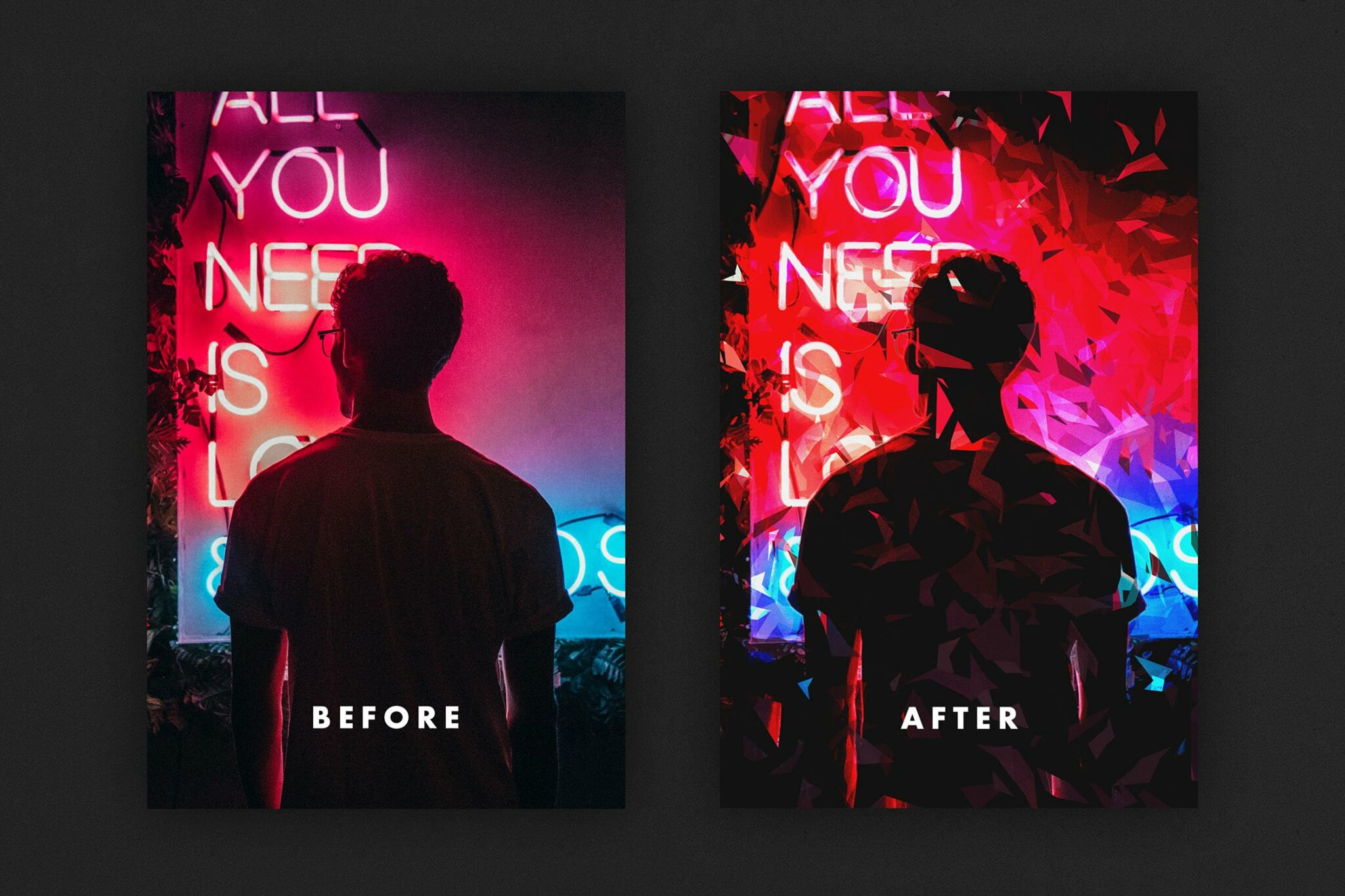 Abstract Photo Effect for Posters – MasterBundles