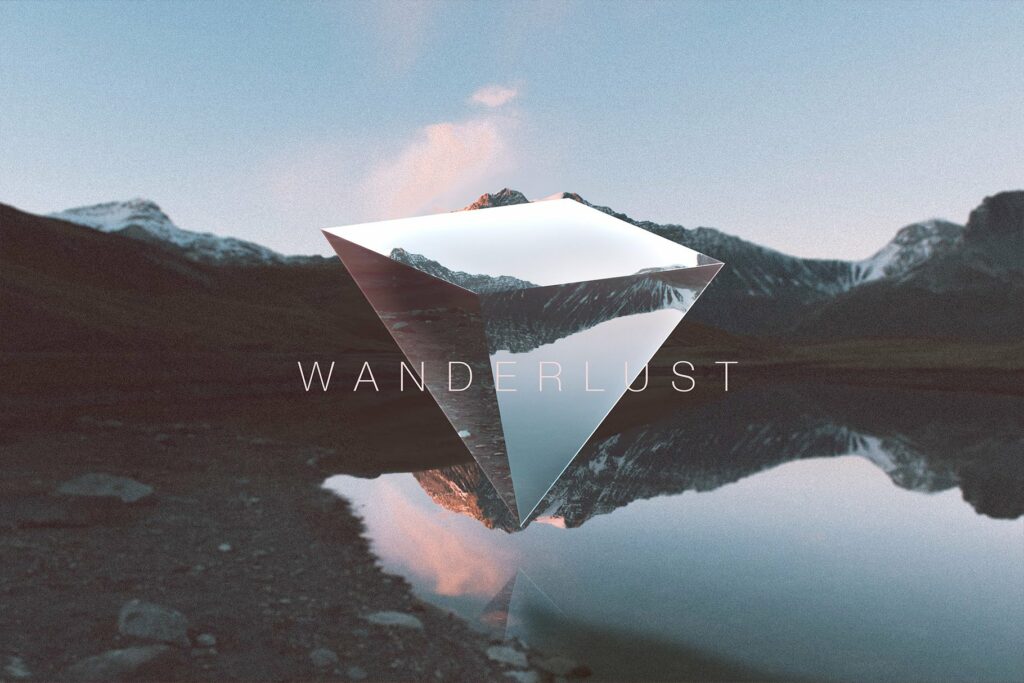 Glass Pyramid Distortion Effect – MasterBundles