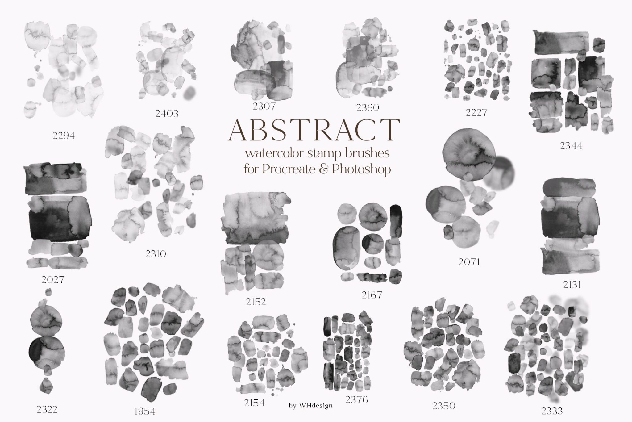 Abstract Procreate & PSD Brushes – MasterBundles
