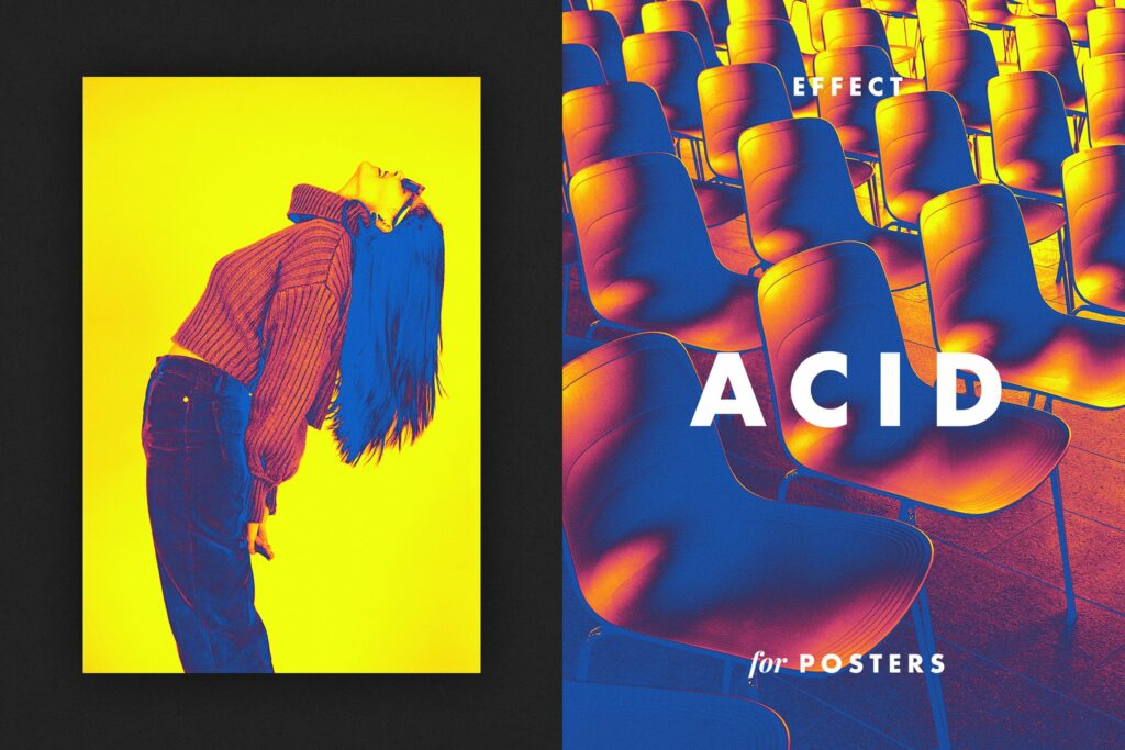 Acid Photo Effect for Posters – MasterBundles