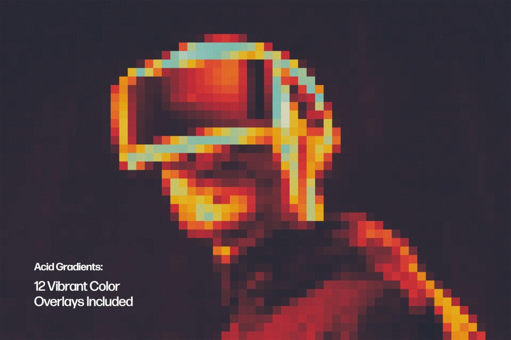 Acid Pixel Art Effect – MasterBundles