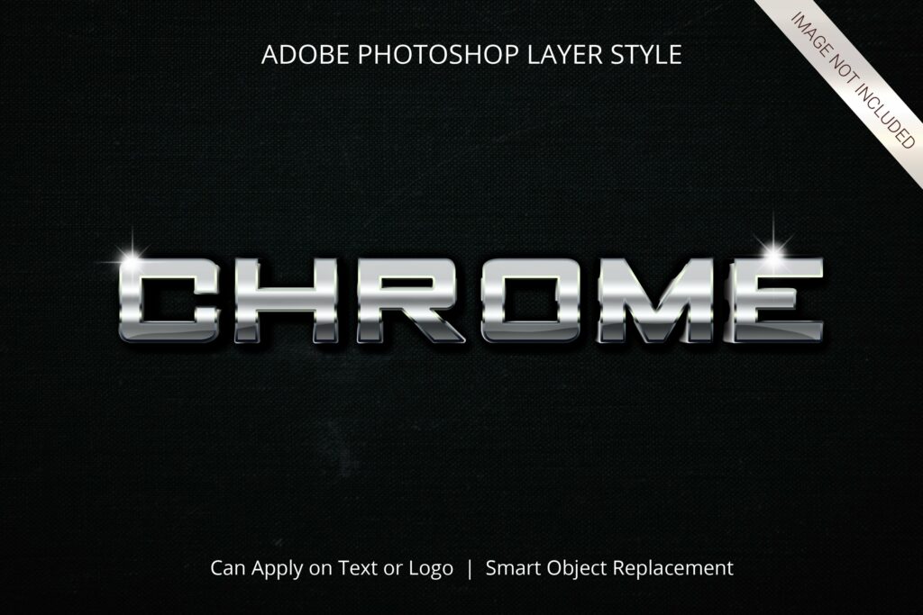 14 Realistic 3D Chrome Text Effect – MasterBundles