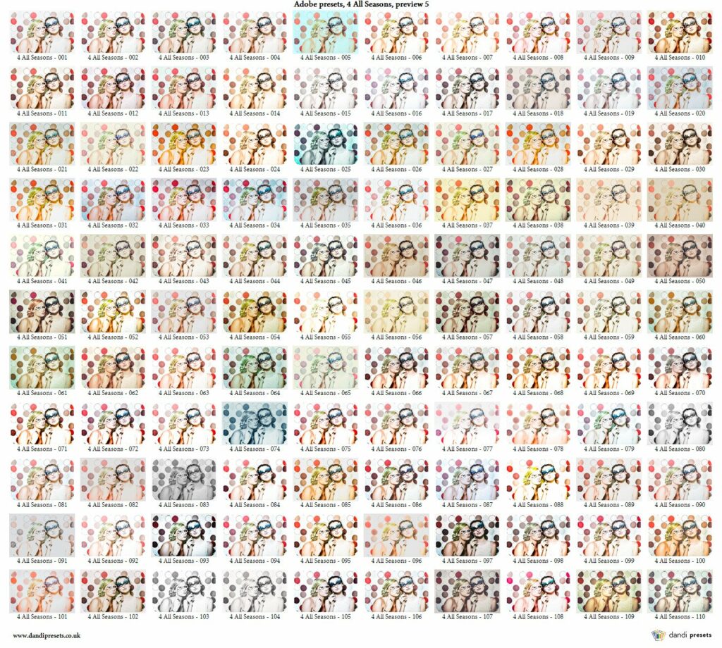 4 All Seasons Adobe presets – MasterBundles