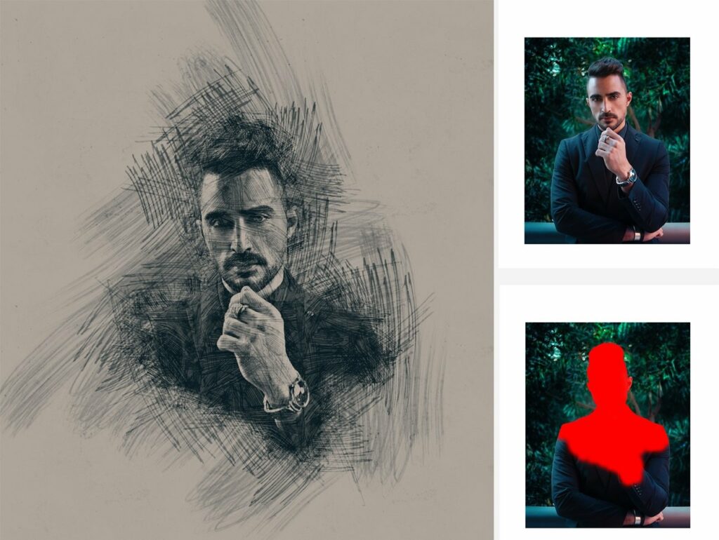 Photo to Pencil Sketch Effect – MasterBundles
