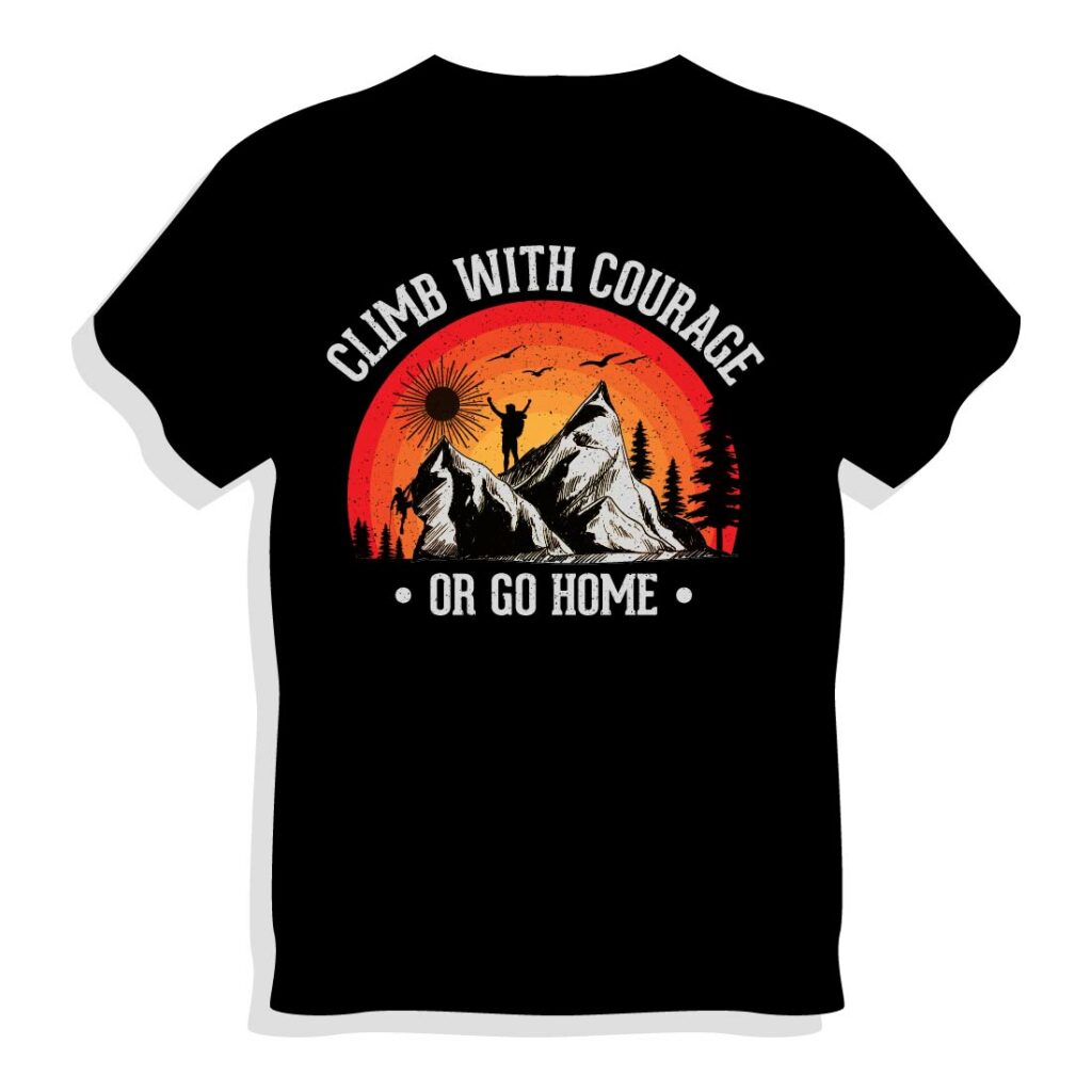 Mountain Adventure T-shirt Design - MasterBundles