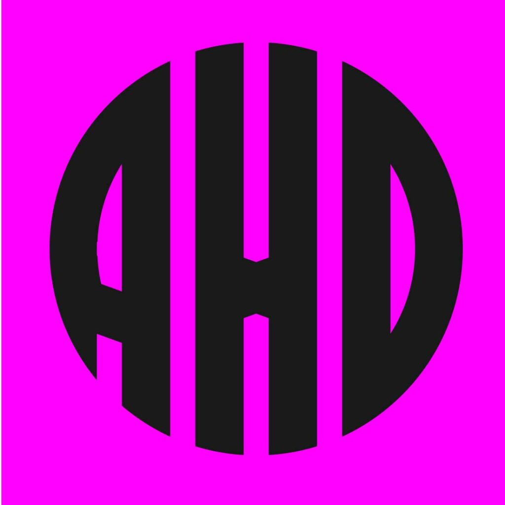 AHD monogram letter logo - MasterBundles