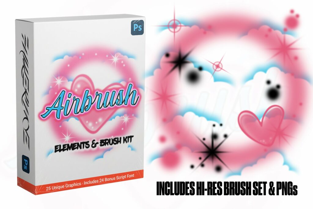 Airbrush Elements & Brush Kit – MasterBundles