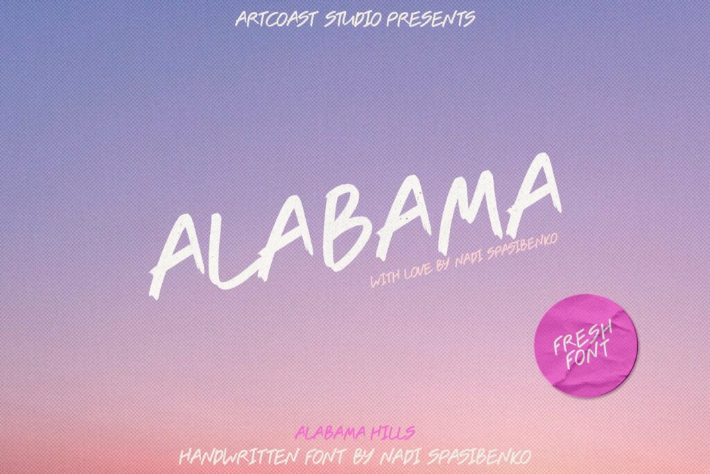 Alabama Handwritten Font – MasterBundles
